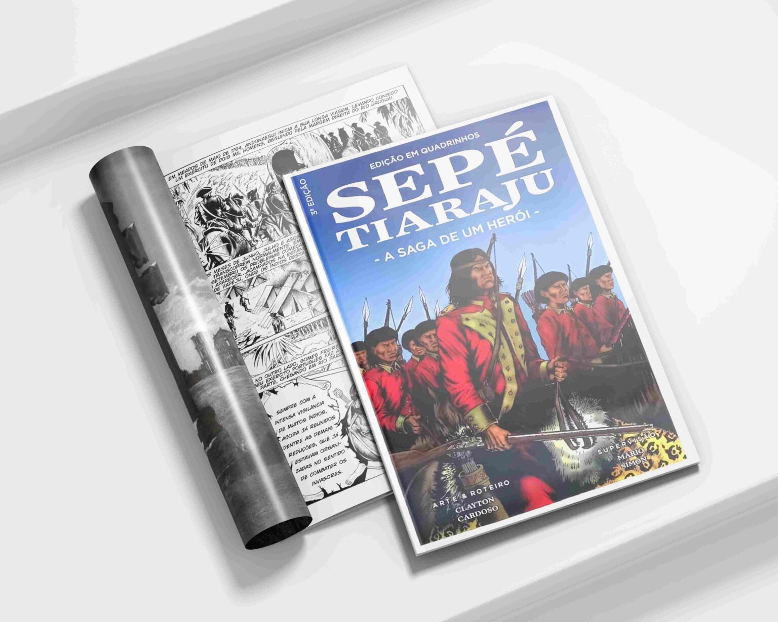 Livro Sepé Tiaraju – A saga de um Herói | Versão em quadrinhos | Loja do Portal das Missões